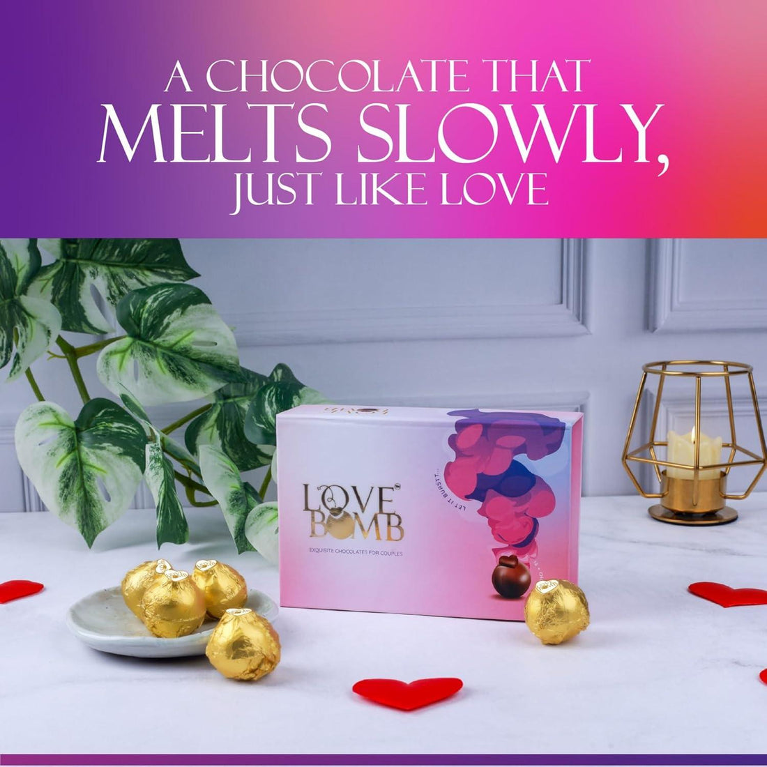 Love Bomb | Crafted for Love | Intimacy Chocolates for Couples